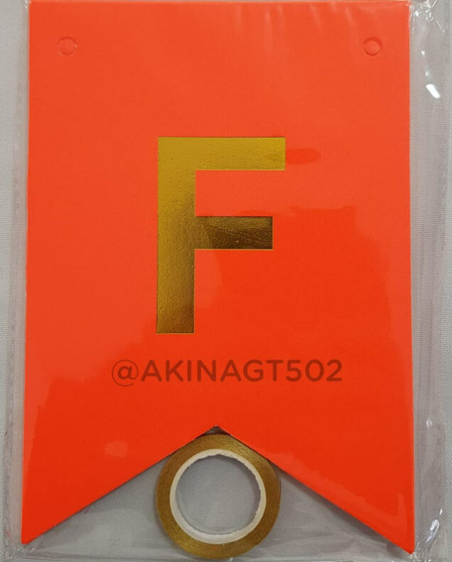 Banderin de cumpleaños – Variedad – Akina