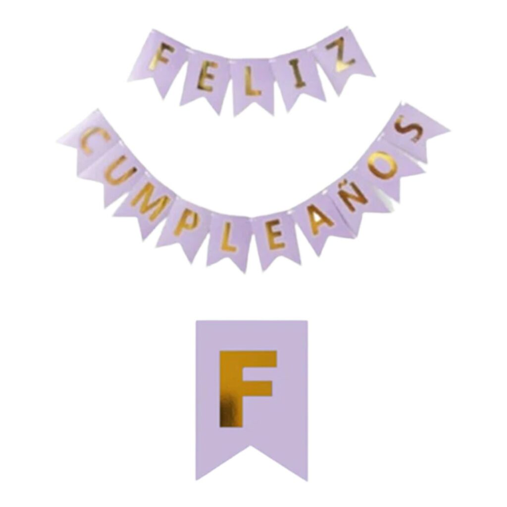 Banderin de cumpleaños – Variedad – Akina