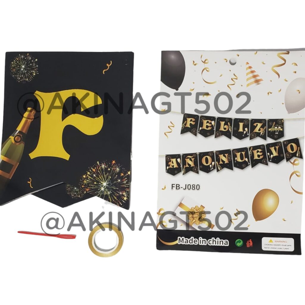 Banderín «Feliz Año Nuevo» – Akina