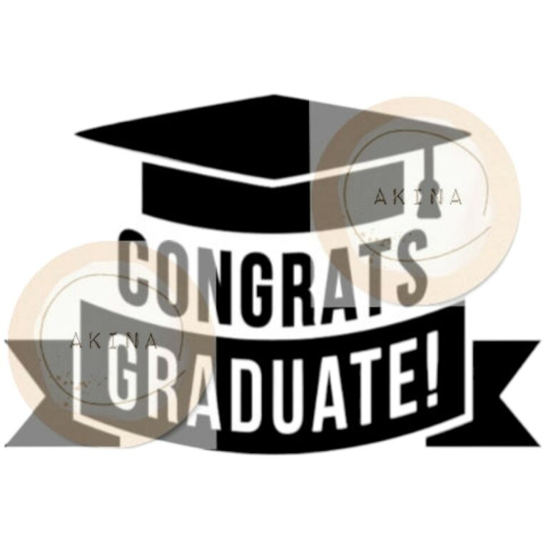 Sticker de graduación – Akina