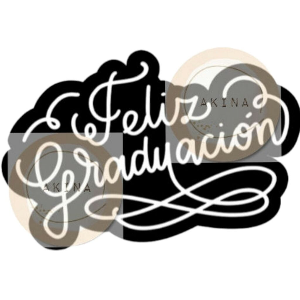 Sticker de graduación – Akina