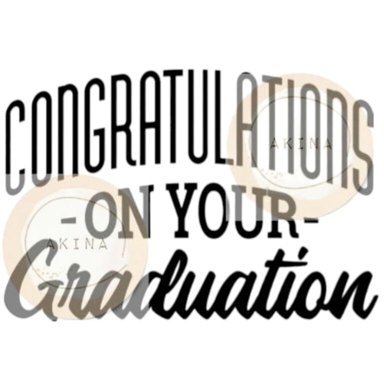 Sticker de graduación – Akina