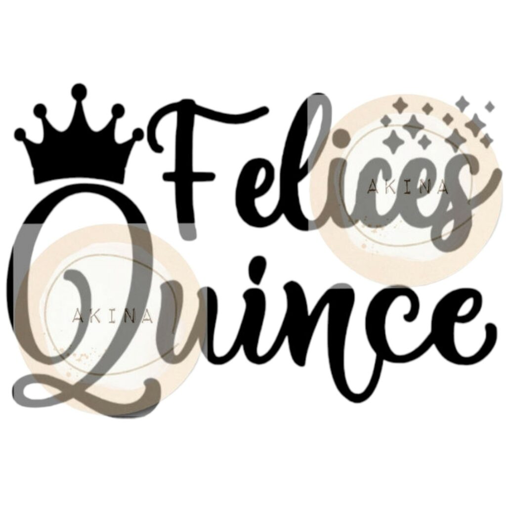 Sticker de quince años – Akina