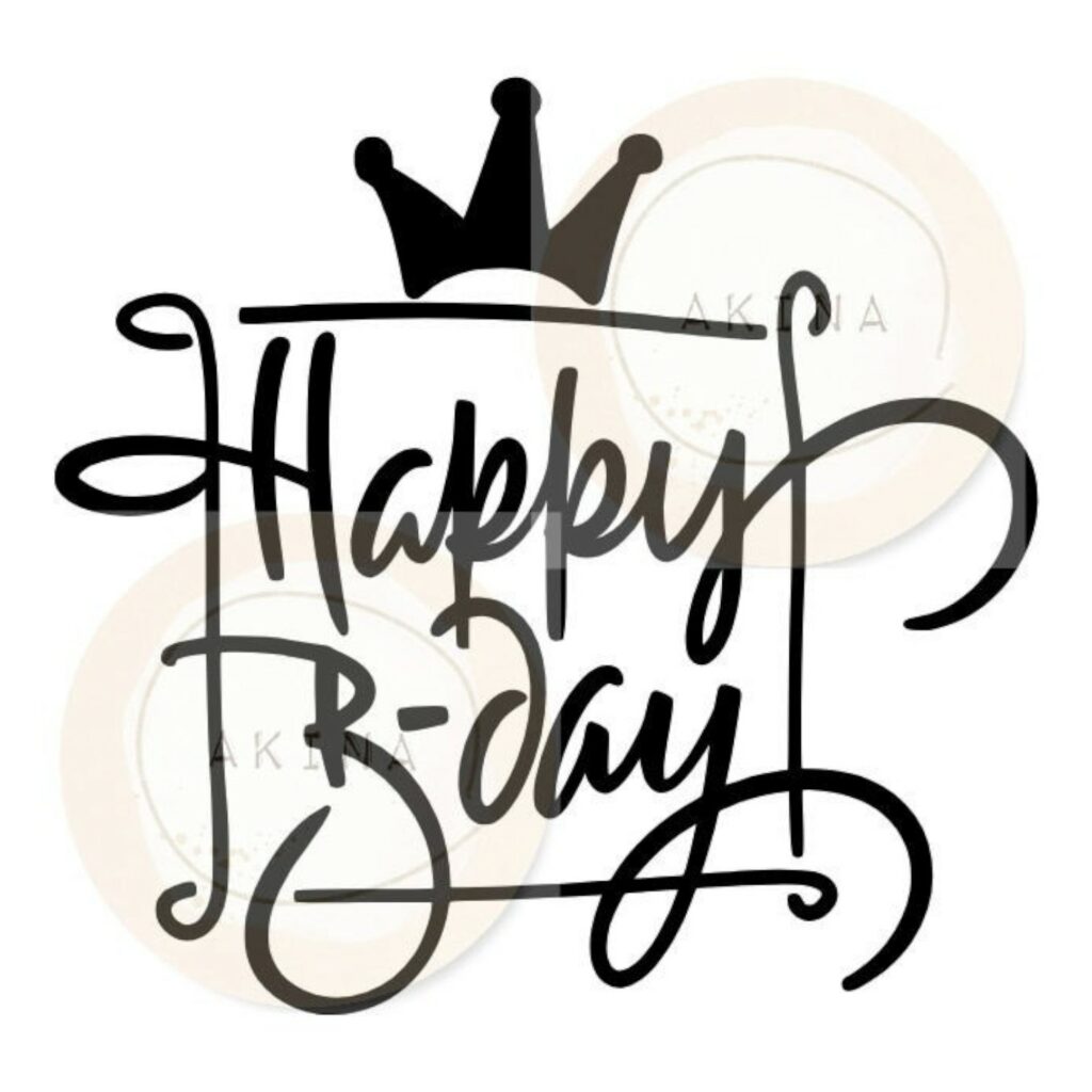 Sticker de cumpleaños – Akina