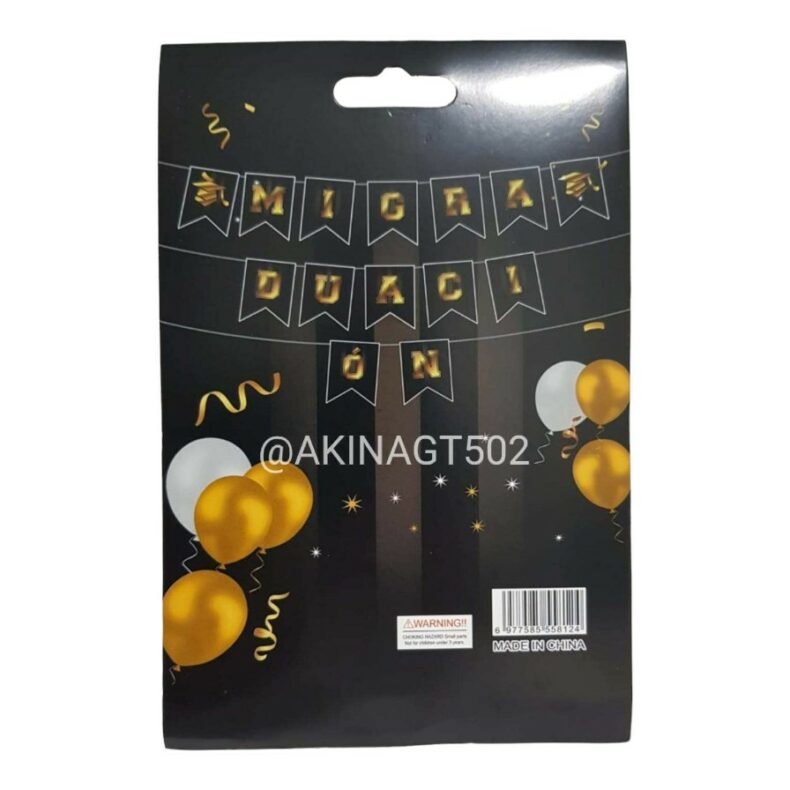 Banderín de Graduación – Akina