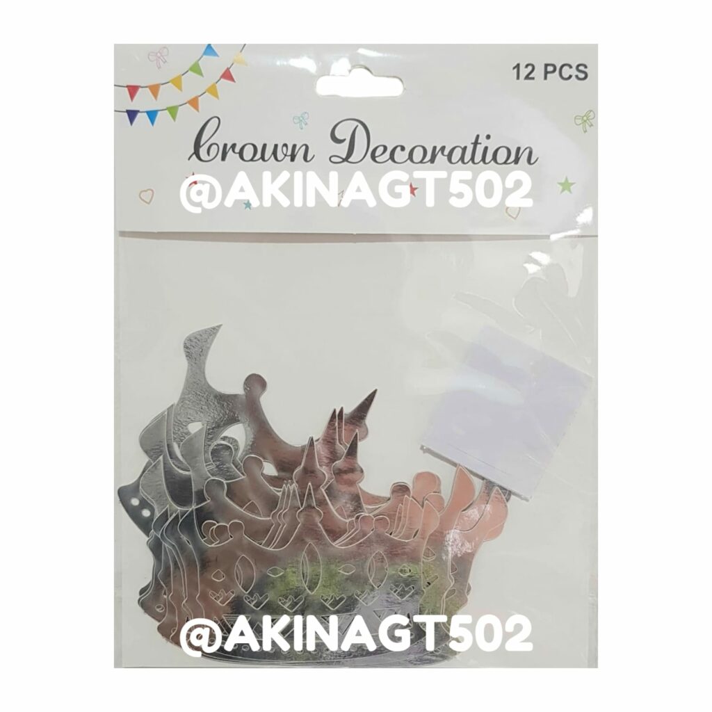 Coronas troqueladas – Plateada – Akina